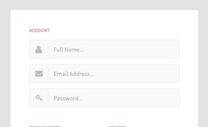 Signup Form (Free PSD) – Inspirational Pixels