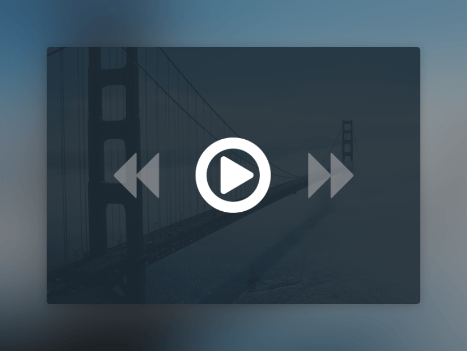 Minimal Video Player UI (Free PSD) – Inspirational Pixels